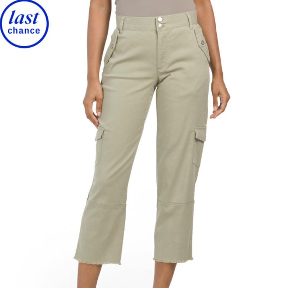 crosby. | Pants & Jumpsuits | Crosby Nwt Womens Soft Olive Crop Length ...